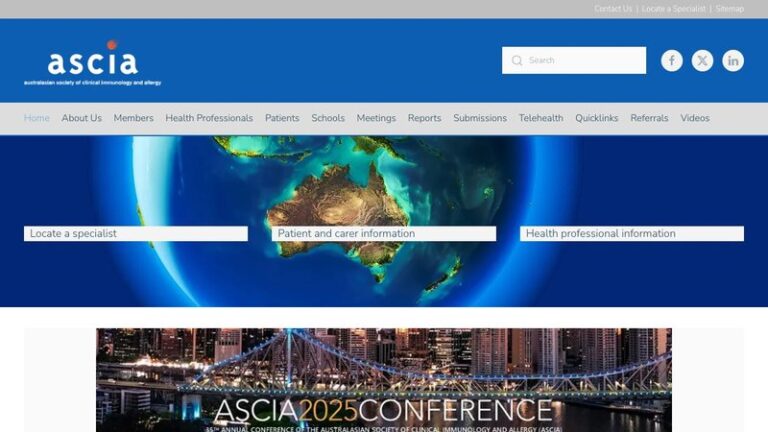 Australasian Society of Clinical Immunology and Allergy (ASCIA ...