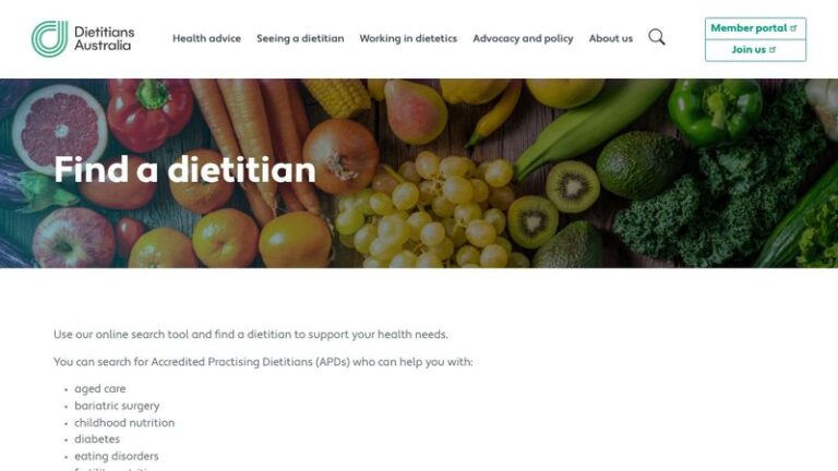 Dietitians Australia – Find an Accredited Practising Dietitian ...